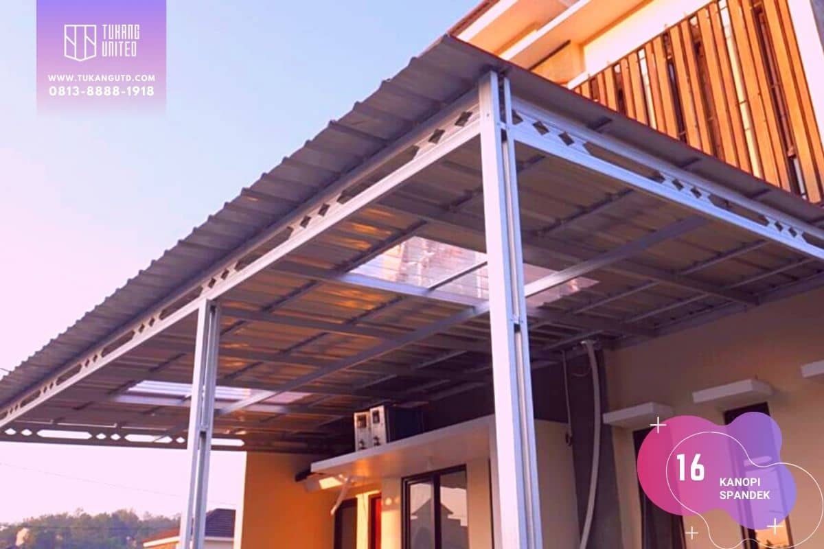 Desain Kanopi Spandek Minimalis 2024 - Tukangutd.com
