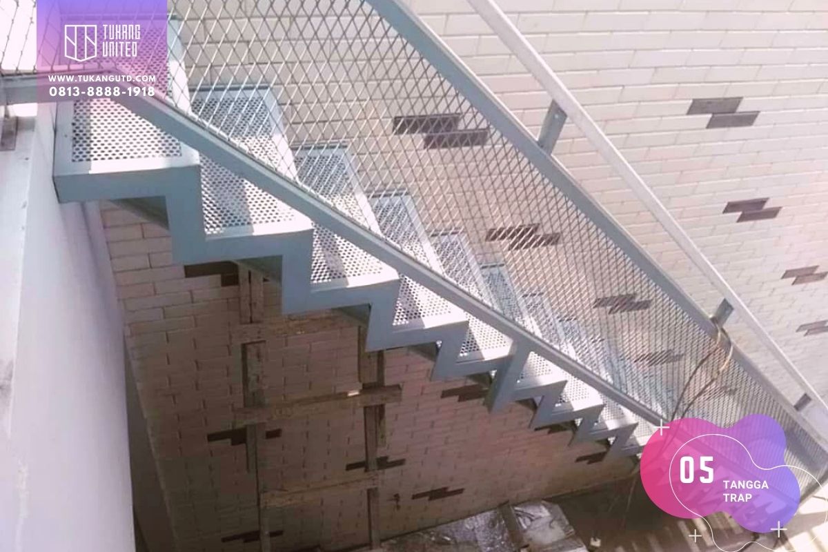 Desain tangga trap minimalis 2023 - Tukangutd.com